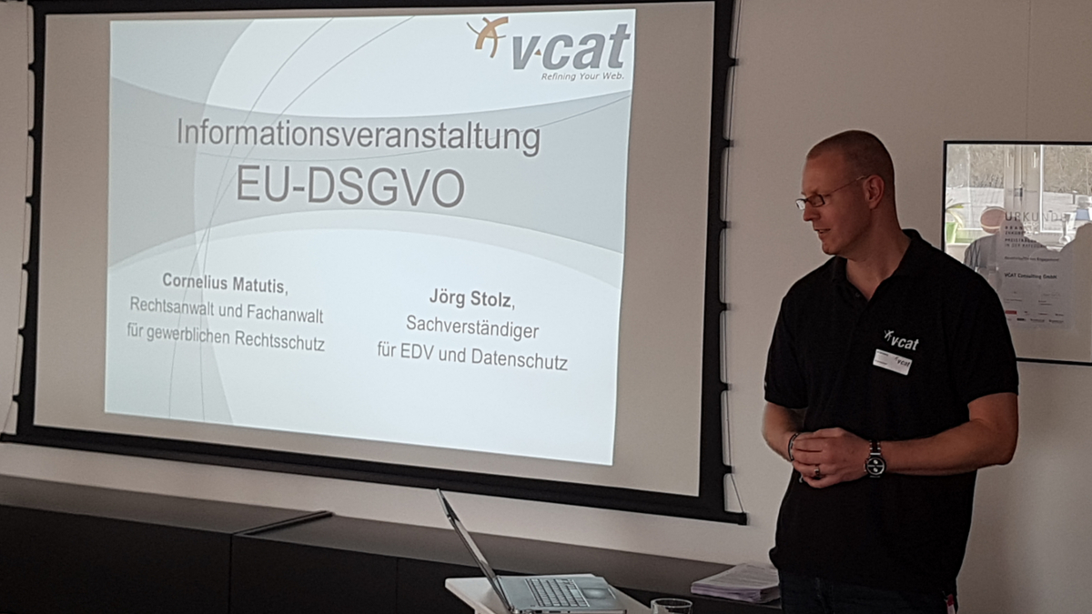 Rückblick Veranstaltung Datenschutzgrundverordnung DSGVO